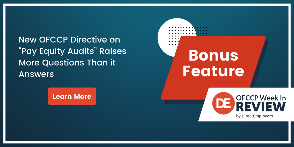 Part 1: New OFCCP Directive on “Pay Equity Audits” Raises More ...