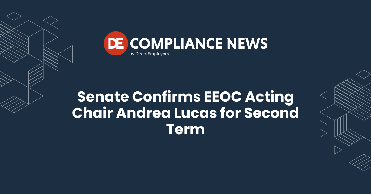 Senate Confirms EEOC Acting Chair Andrea Lucas for Second Term ...