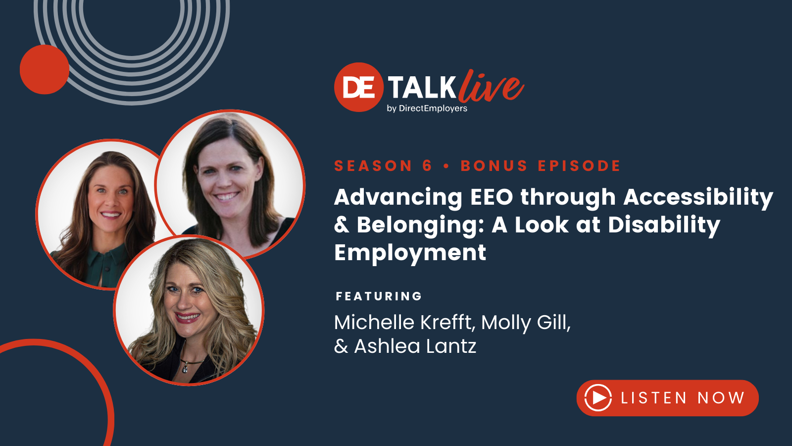 DE Talk Unplugged | Advancing EEO Through Accessibility & Belonging: A ...