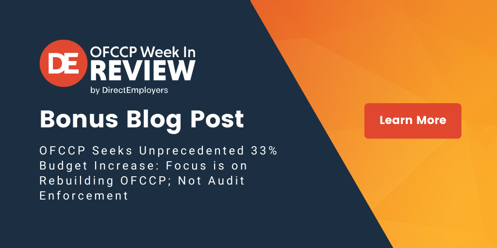 OFCCP Seeks Unprecedented 33% Budget Increase: Focus is on Rebuilding ...
