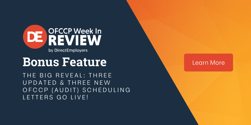 The Big Reveal: Three Updated & Three New OFCCP (Audit) Scheduling ...