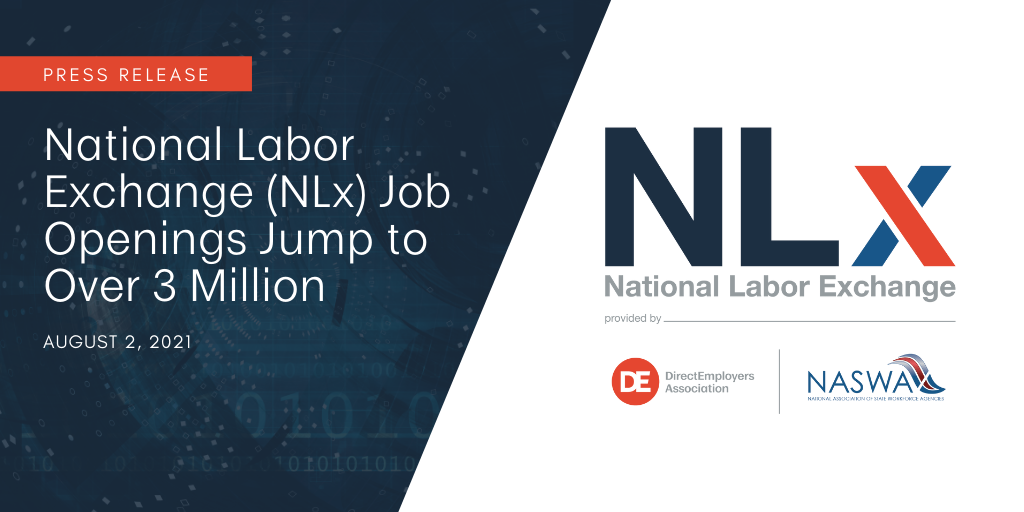 National Labor Exchange (NLx) Job Openings Jump to Over 3 Million ...